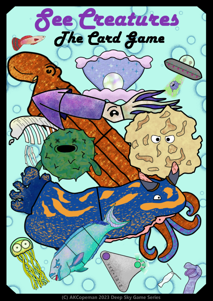 See Creatures Card Game A4 Poster – See Creatures